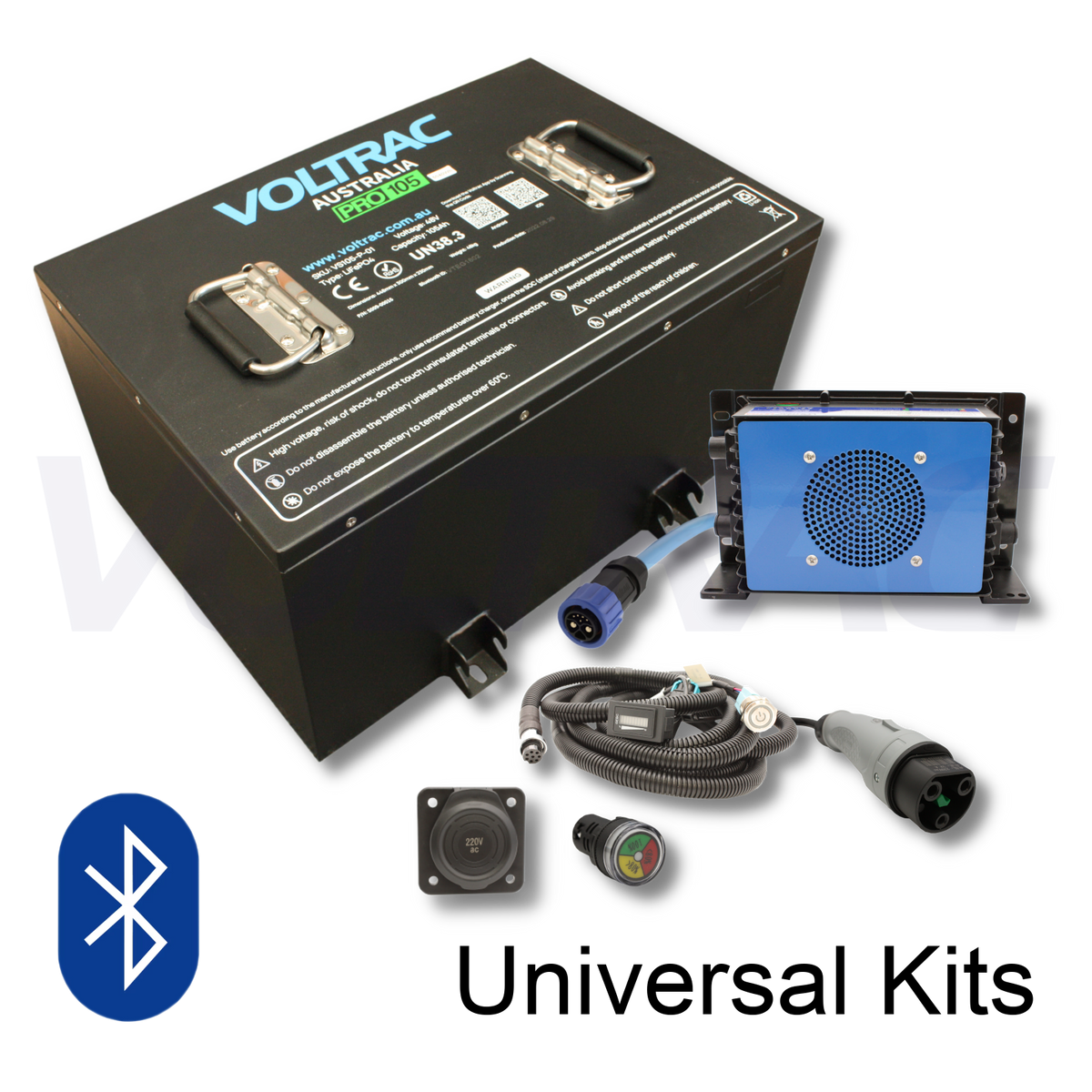 Voltrac PRO kit 48V 105Ah - Club Car on-board charging – Voltrac Australia