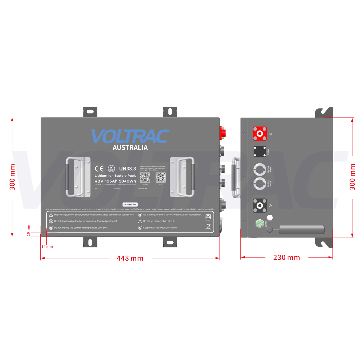 Voltrac PRO kit 48V 105Ah - Club Car on-board charging – Voltrac Australia